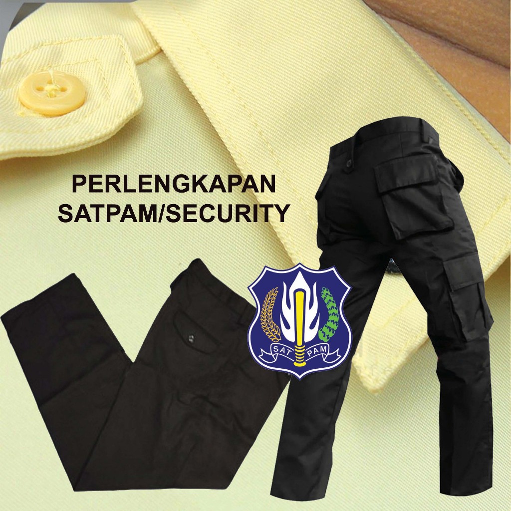 Jual SERAGAM BAJU SATPAM SECURITY/SATPAM CREAM PDH/PDL PREMIUM | Shopee Indonesia