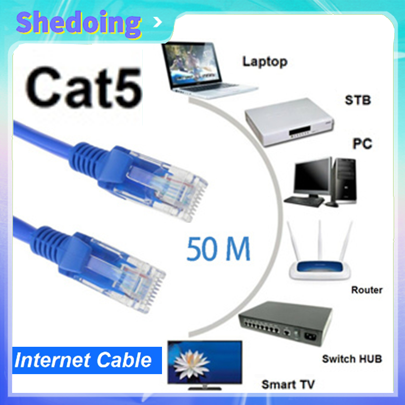 Jual Kabel Lan Cat5 Outdoor Internet Kabel Lan 50 Meter Outdoor Lan Ftp ...