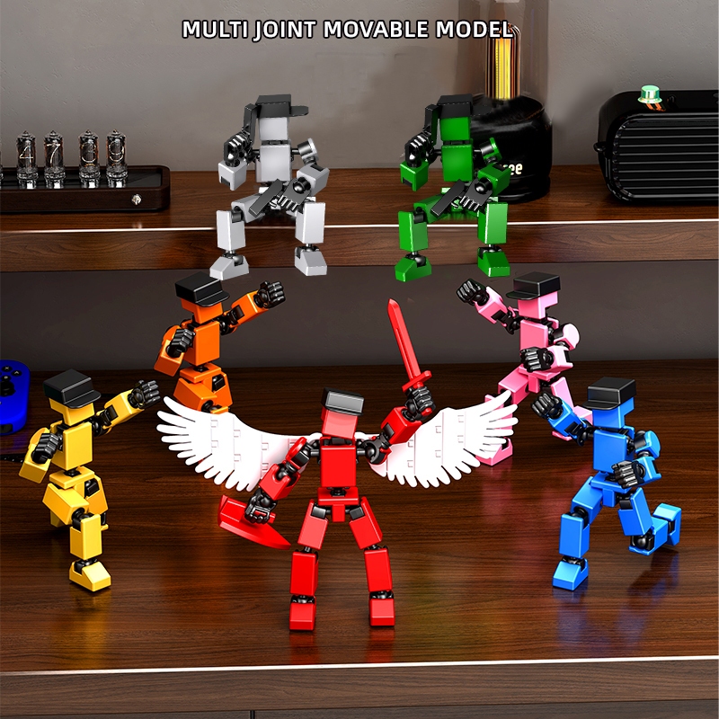 Jual Mainan Robot Mini Dummy 13 Perakitan Robot Dekompresi Bergerak ...