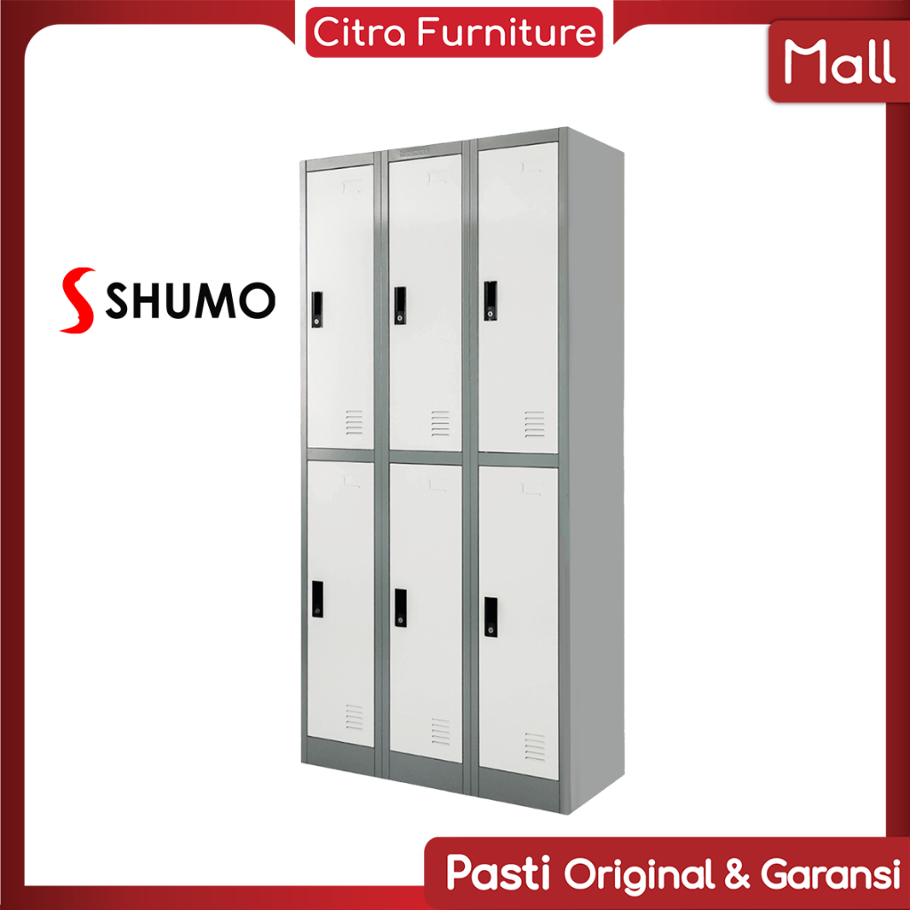Jual Citra Furniture SHUMO ® Lemari Loker Besi 6 pintu | Locker Kantor ...