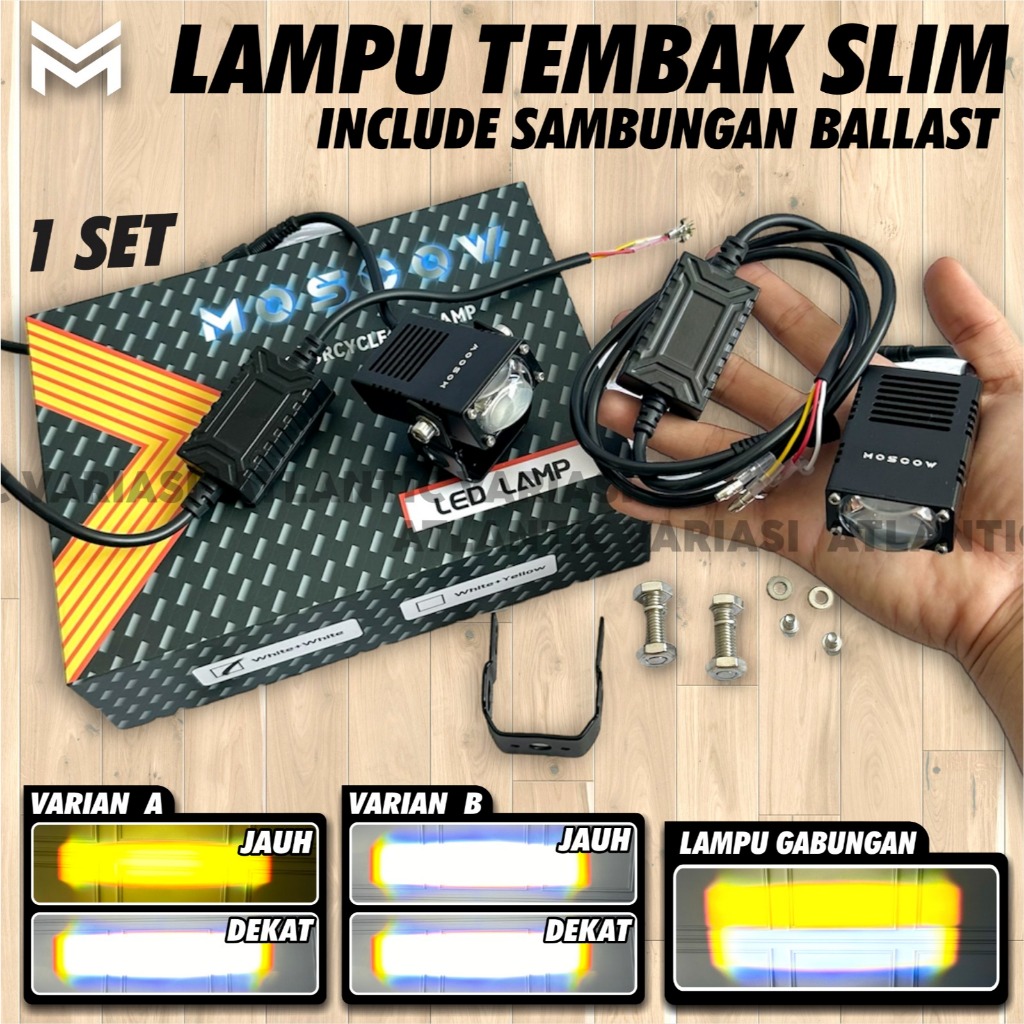 Jual LAMPU TEMBAK LED MINI SLIM SOROT LED LASER GUN 20 WATT 2 WARNA LAMPU TERBARU FOGLAMP LASER ...