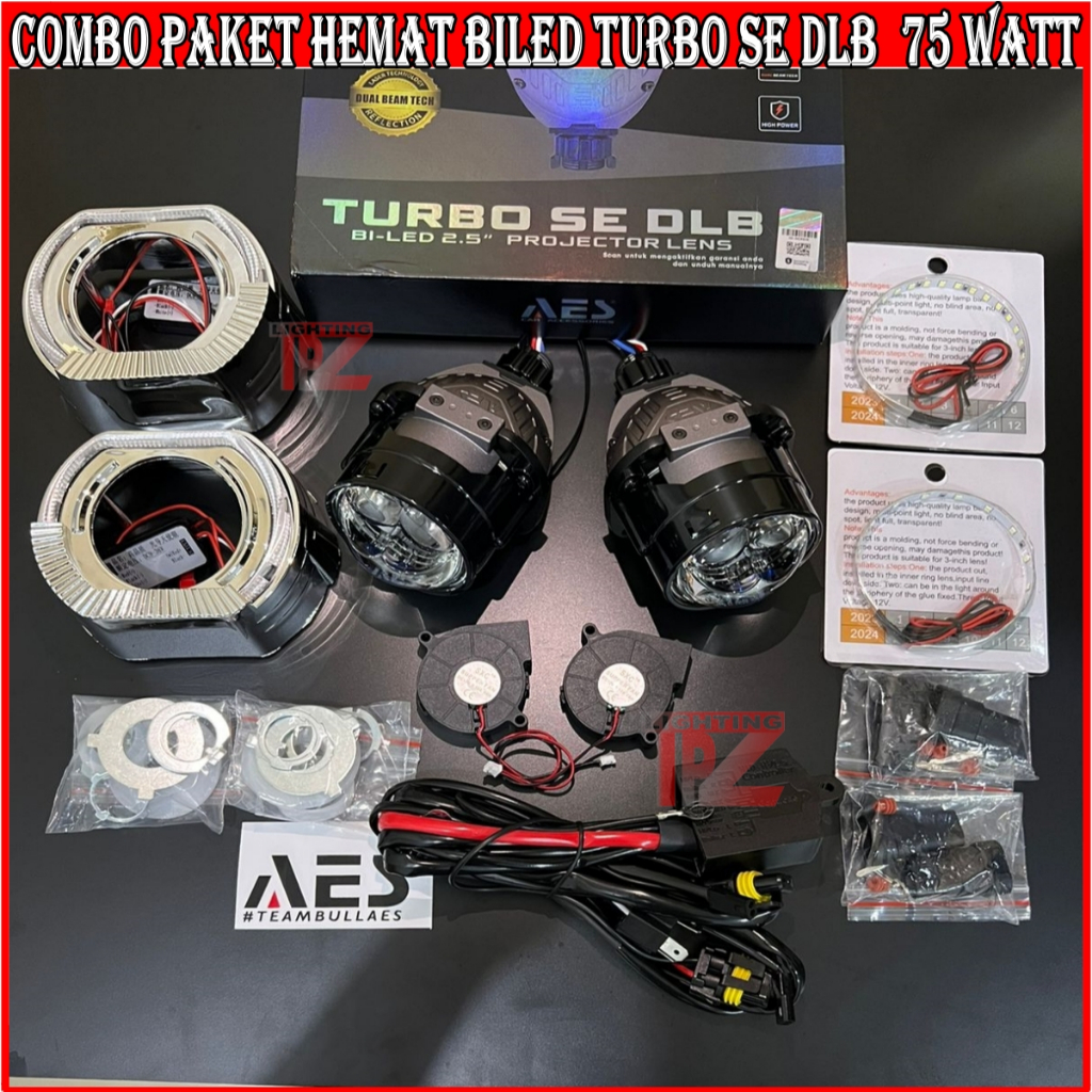 Jual COMBO PAKET HEMAT BILED TURBO SE DLB 75 WATT PAKET SET MOBIL ...