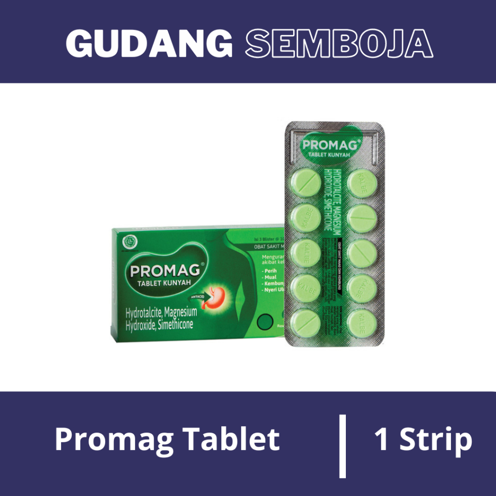Jual Promag Tablet Box Isi 30 Tablet / Obat Asam Lambung Maag | Shopee ...
