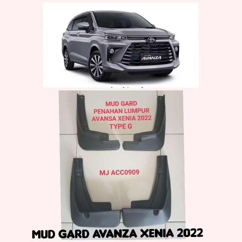 Jual MUD GARD/PENAHAN LUMPUR AVANSA XENIA 2022 -2023 TYPE G | Shopee ...