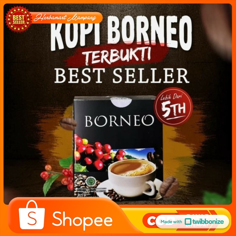 Jual Kopi Borneo Exotica Coffee For A Man isi 5 sachet | Shopee Indonesia
