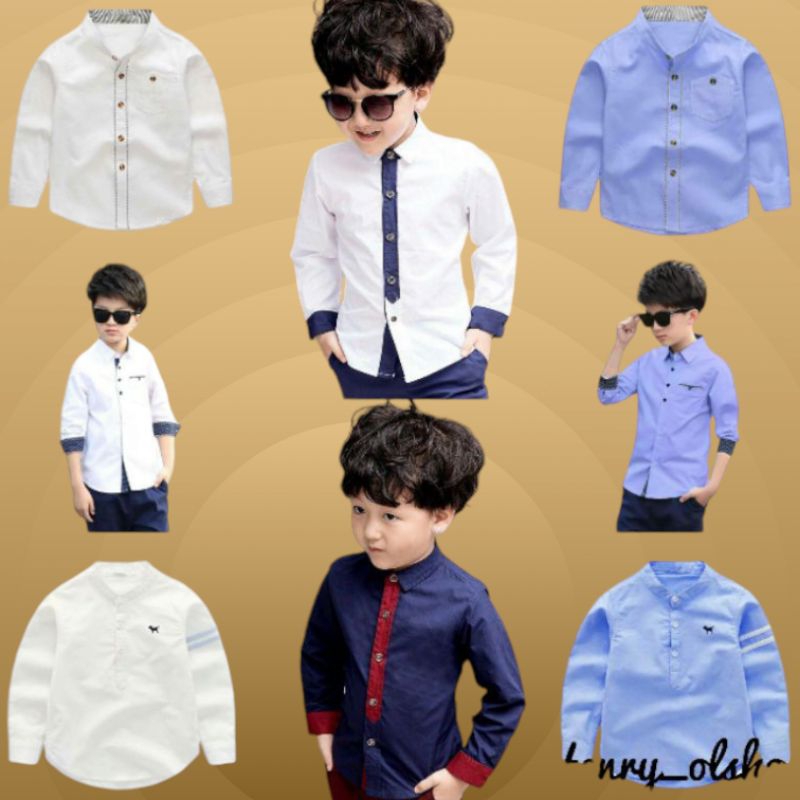 Jual BAJU KEMEJA ANAK KONDANGAN FASHION BUSANA COWOK KIDS PESTA MODERN ...