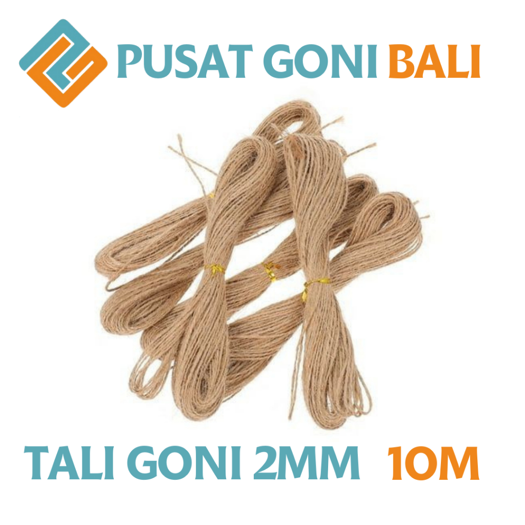Jual Tali Goni 3 Ply 10 Meter - Tali Rami 2MM - Tali Undangan - Tali ...