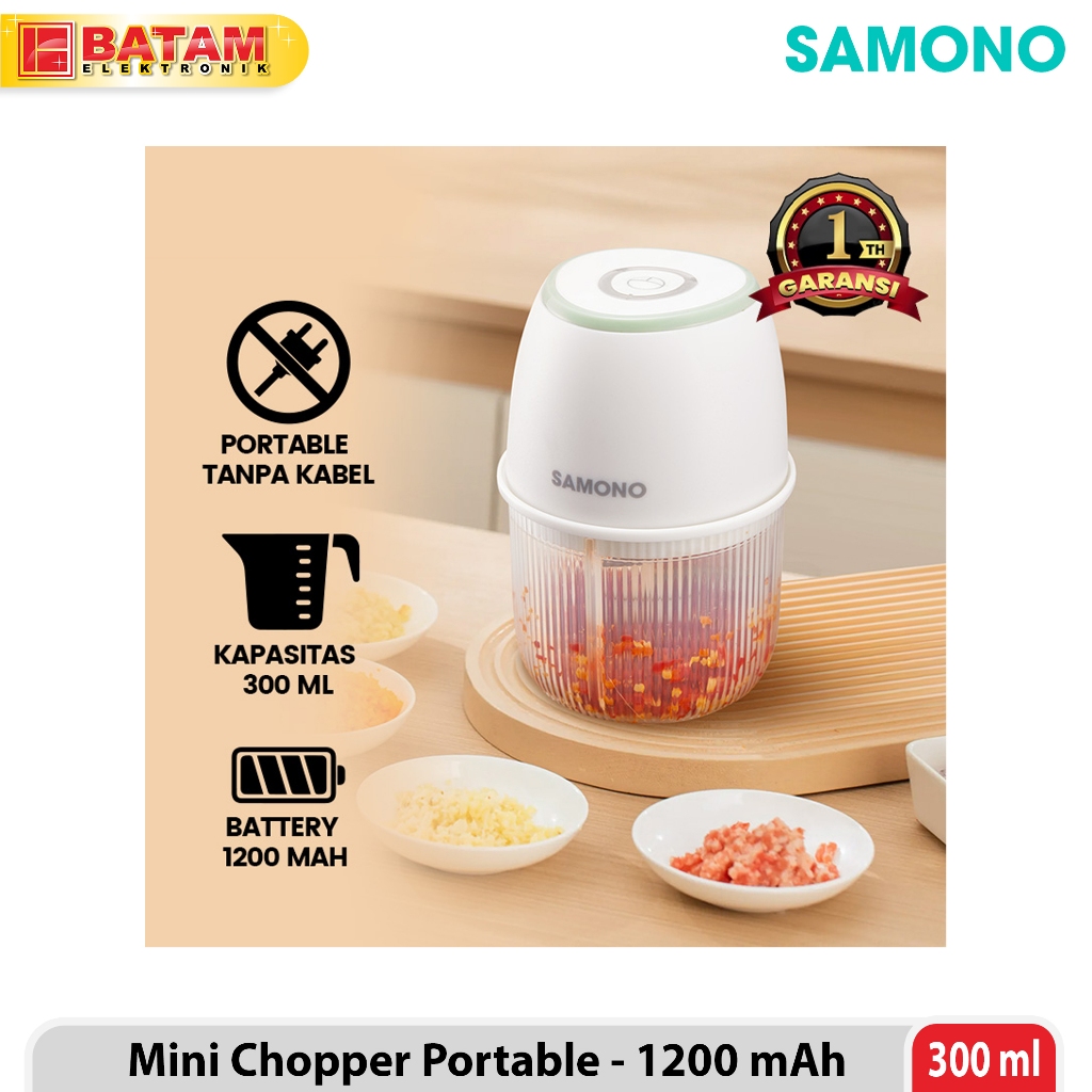 Jual SAMONO Mini Chopper Blender Portable Gilingan Mini Bumbu dan ...