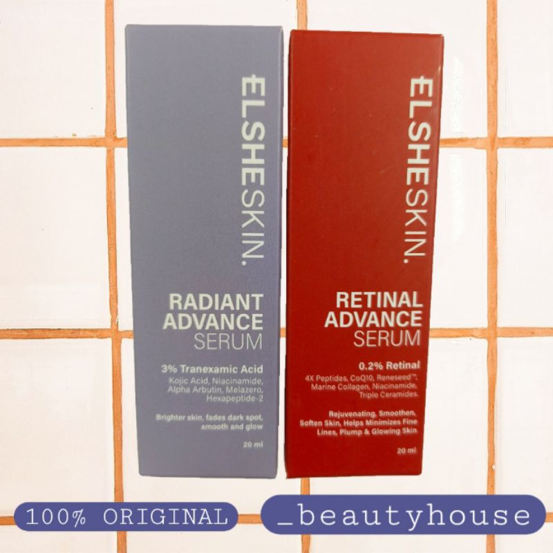 Jual [ORIGINAL NEW] Elsheskin Retinal Advance Serum // Radiant Advance ...