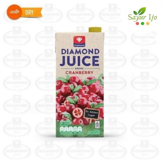 Jual DIAMOND Juice Drink Cranberry UHT Unsweet 1000 ML / Pack Fresh Jus ...