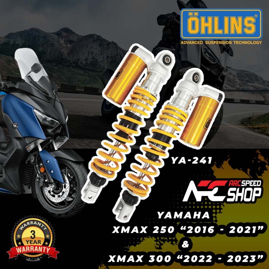 Jual Shock Breaker Ohlins Yamaha XMAX Old New Connected Shockbreaker YA ...