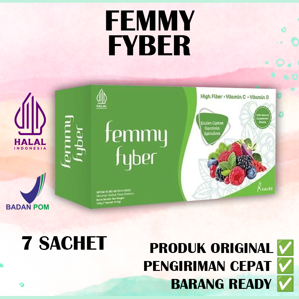 Jual Femmy Fyber Box isi 7 Sachet Minuman Fiber Tinggi Serat | Shopee ...