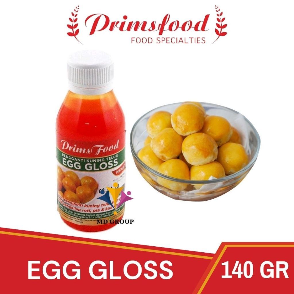 Jual EGG GLOSS / OLESAN NASTAR 140 ML PRIMS FOOD ( PENGKILAT KUE ...