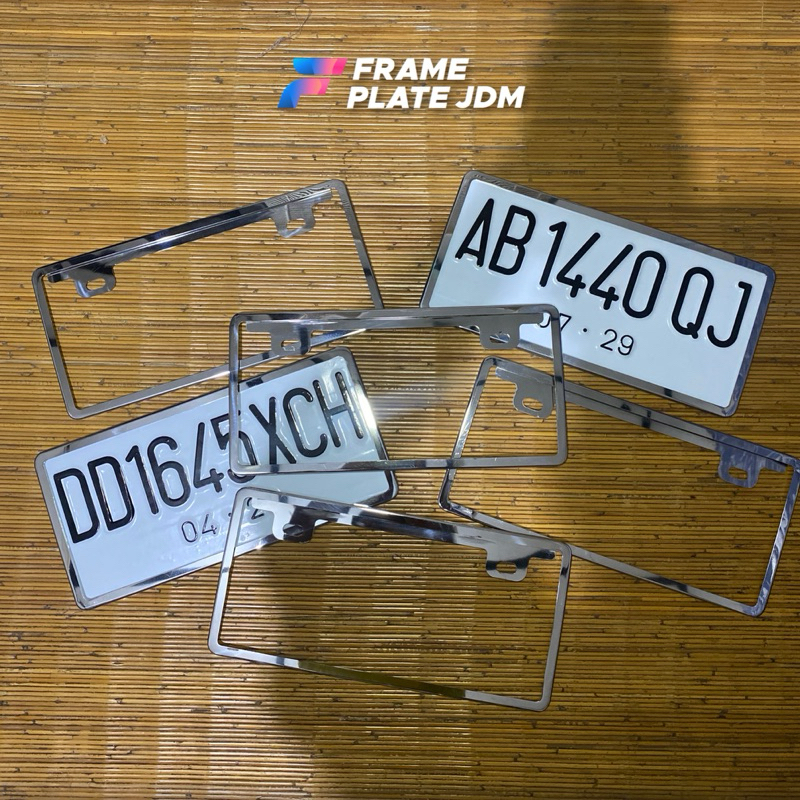 Jual Frame Plate JDM | Frame JDM Stainless | Dudukan Plat JDM + Nopol ...