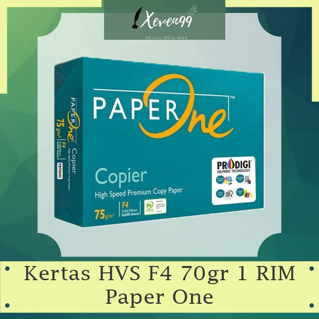 Jual Paper One Kertas HVS F4 75 gr (1 Rim / 500 Lemba | Shopee Indonesia