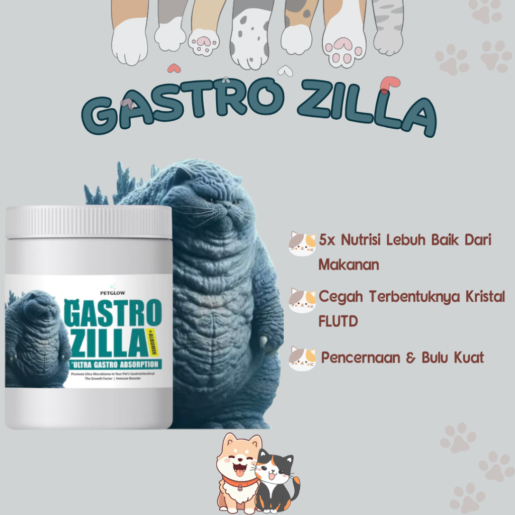 Jual Petglow Gastro Zilla Cat Probiotic Probiotik untuk ...