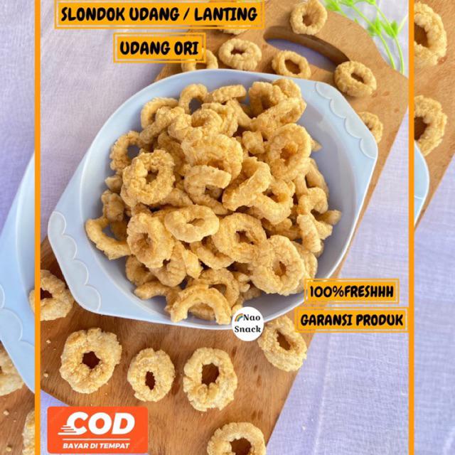 Jual Lanting Udang Ori 500gr / Slondok Udang / Lanting Bumbu | Shopee ...