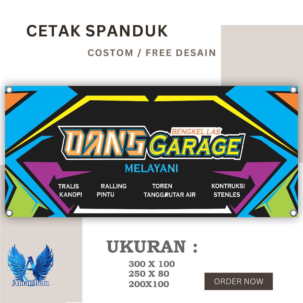 Jual Spanduk Banner Bengkel Motor,Bengkel Las Ukuran,Desain, Bisa ...