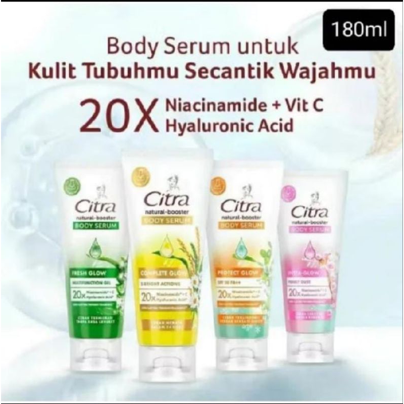 Jual Citra Natural Booster Body Serum Fresh Glow With 20X Niacinamide ...