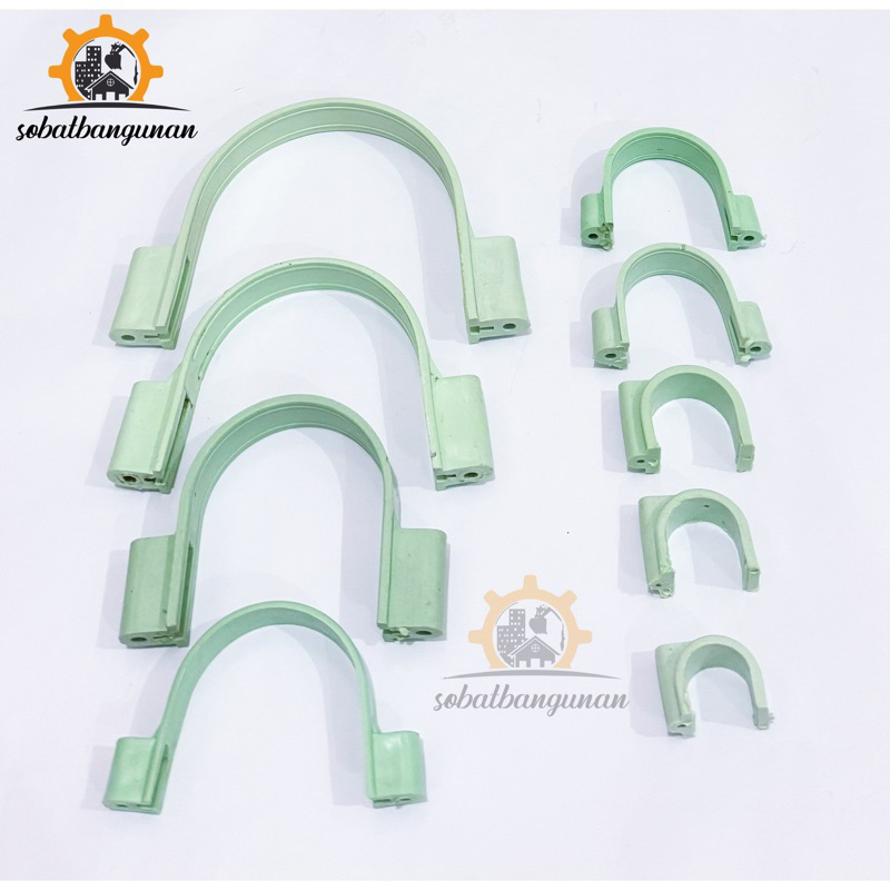 Jual ECER 5bj Klem Pipa PVC 1/2” 3/4” 1” 1 1/4” 1 1/2” 2” 2 1/2” 3” 4 ...