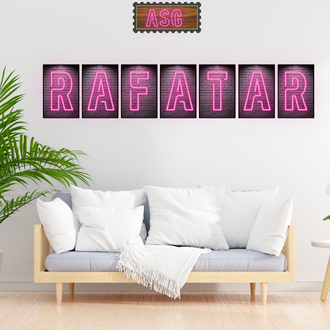 Jual Cetak Poster Huruf Neon A-Z Poster Mdf Neon Ping ukuran 10X20cm ...