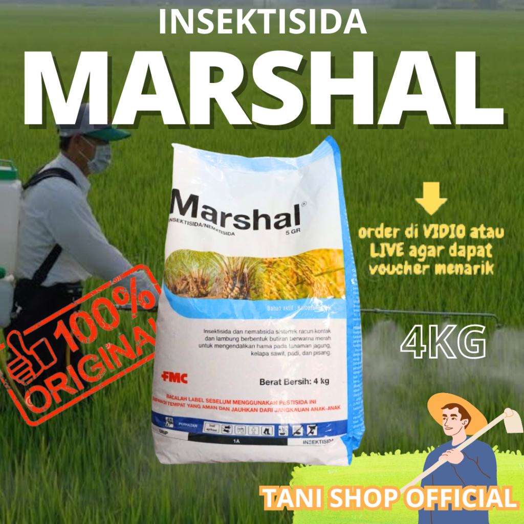 Jual Marshal 5GR Insektisida Nematida Granul 4kg - Pengendali Hama ...
