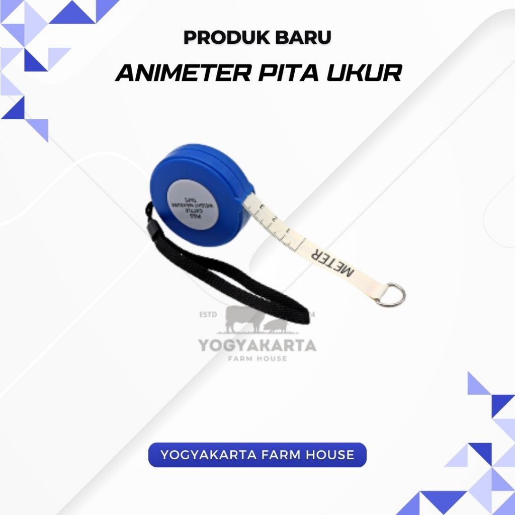 Jual Animeter Pita Ukur Berat Badan Ternak Alat Ukur Lingkar Dada Sapi ...