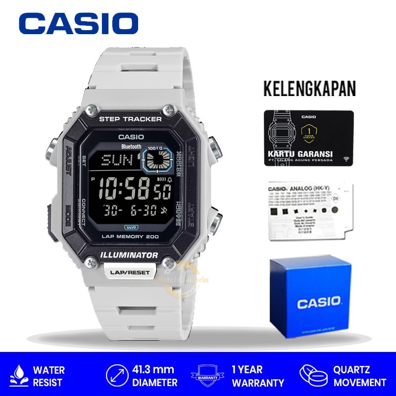 Jual Jam Tangan Pria Casio General WS-B1000-8BVDF WS-B1000-8B WS-B1000 Original Resmi | Shopee ...
