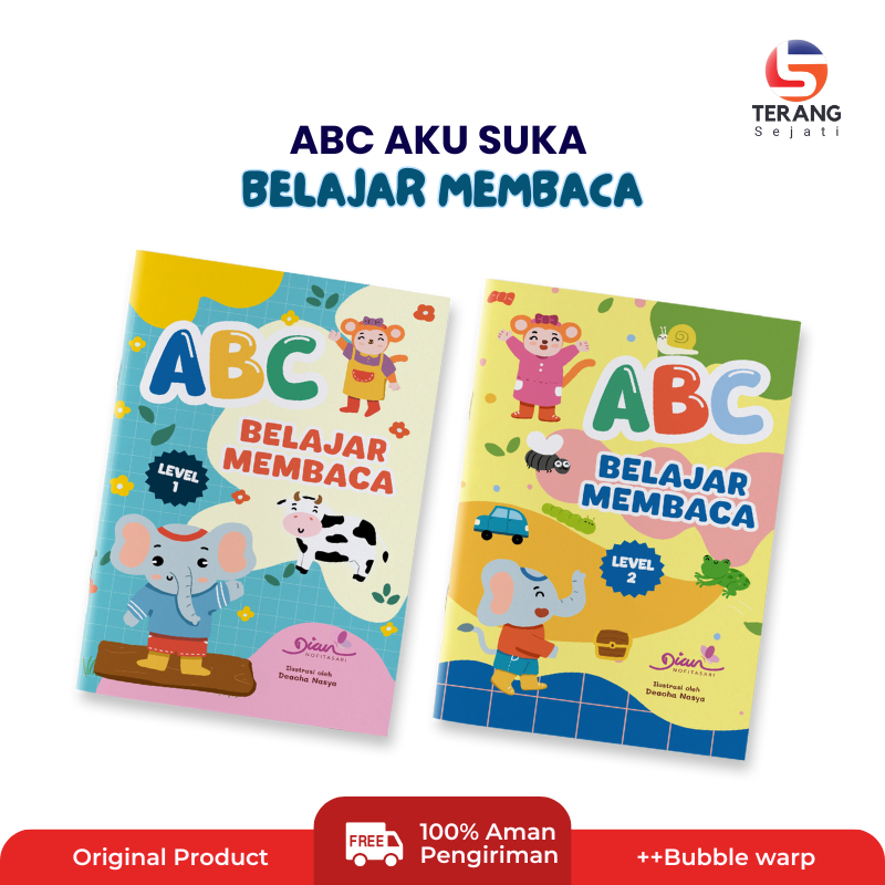 Jual Paket Lancar Membaca - ABC Aku Suka Belajar Membaca Level 1 dan ...