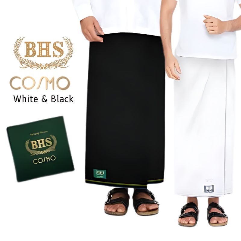 Jual Sarung BHS Cosmo Gold Hitam BHS Silver Putih Polos Original CHP ...