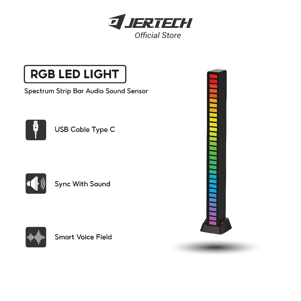 Jual Lampu RGB LED Musik Spectrum Strip Bar Audio Sensor Suara AH060 ...