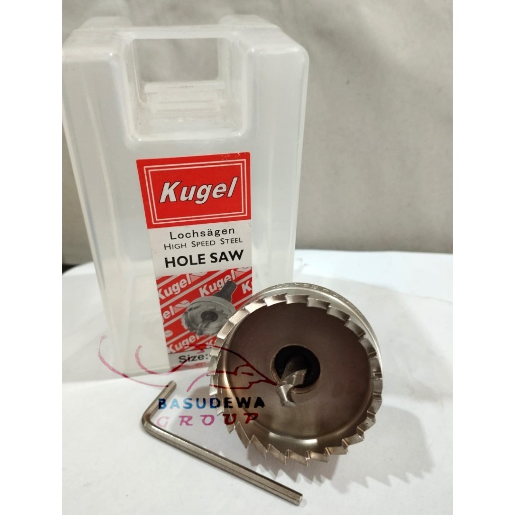 Jual KUGEL HOLE SAW BESI HSS 44MM / HOLESAW BESI 44MM / MATA BOR BESI ...
