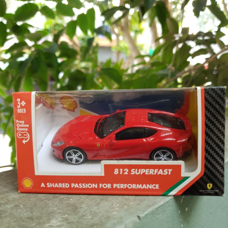 Jual SHELL X BBURAGO FERRARI 812 SUPERFAST DIECAST KOLEKSI | Shopee ...
