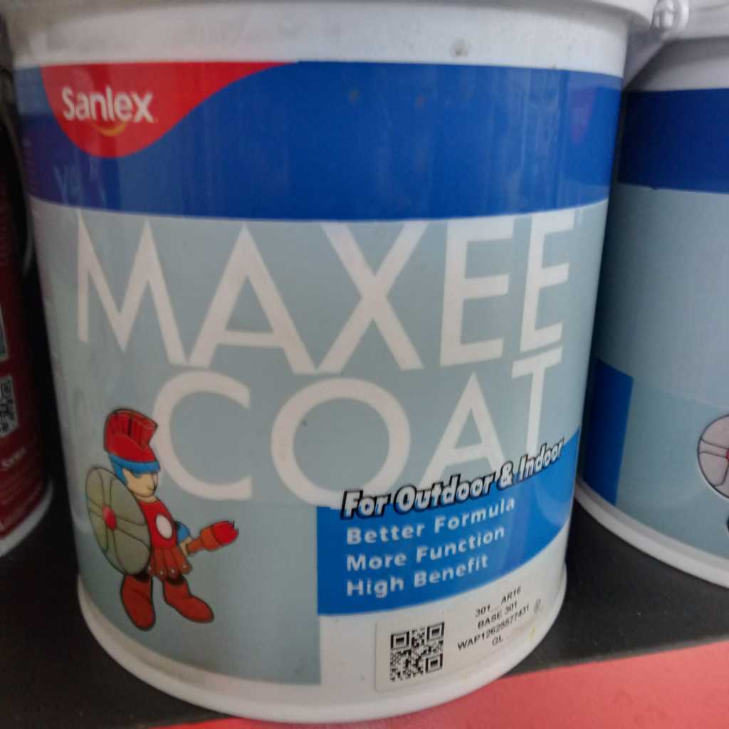 Jual SANLEX MAXEECOAT 5KG (WHITE) // BETTER FORMULA MORE FUNCTION HIGH ...