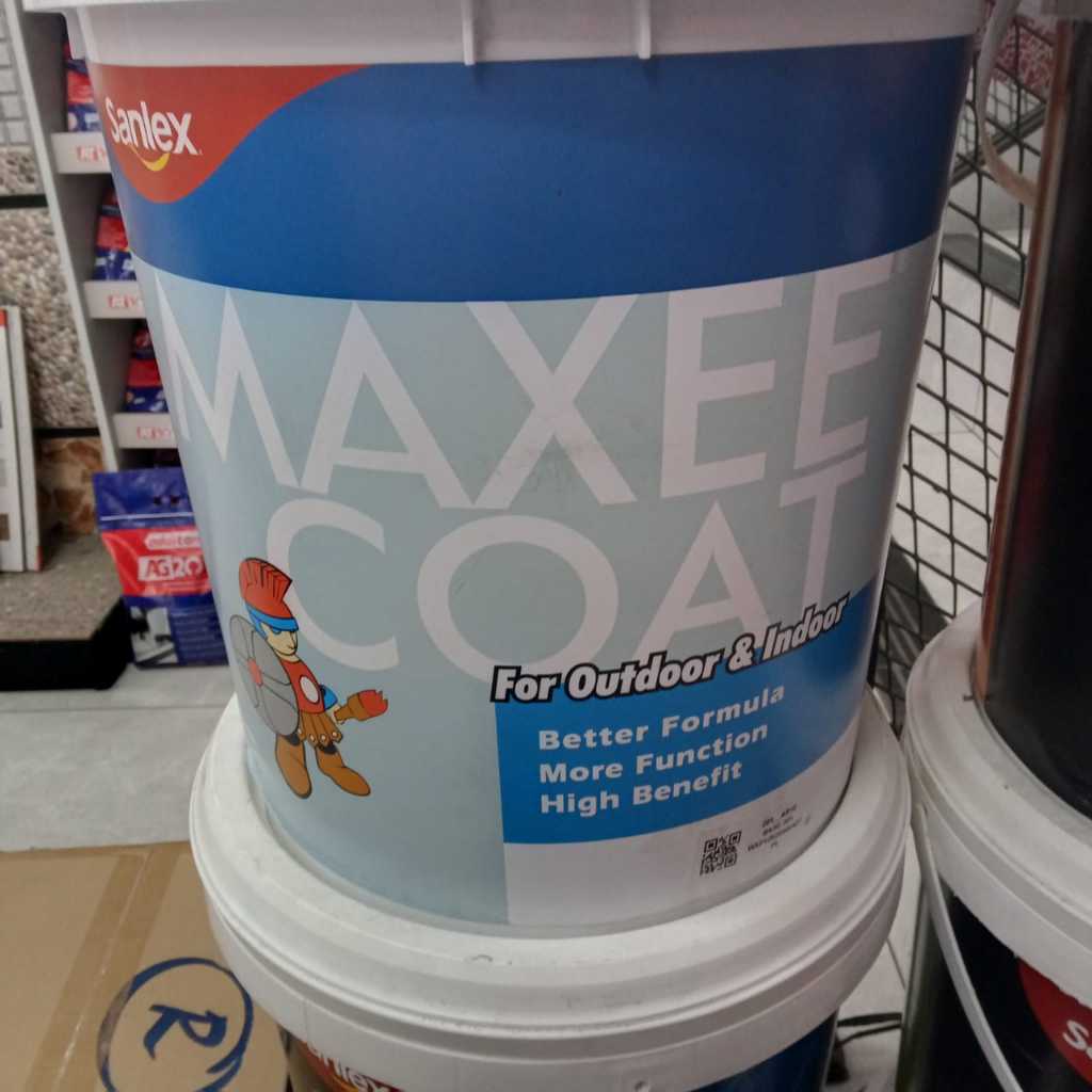 Jual SANLEX MAXEECOAT 25KG (WHITE) // BETTER FORMULA MORE FUNCTION HIGH ...