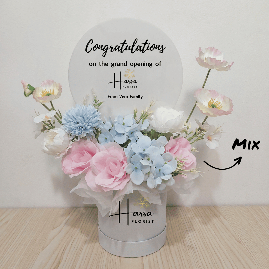 Jual Bloom Box Flower Artificial / Bloom Box Akrilik / Bloom Box ...