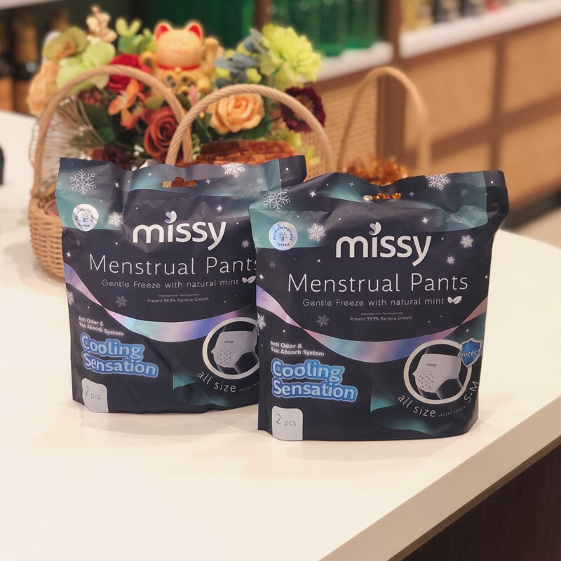 Jual Missy Celana Menstruasi/ Menstrual Pants Herbal | SIZE S-M Lingkar ...