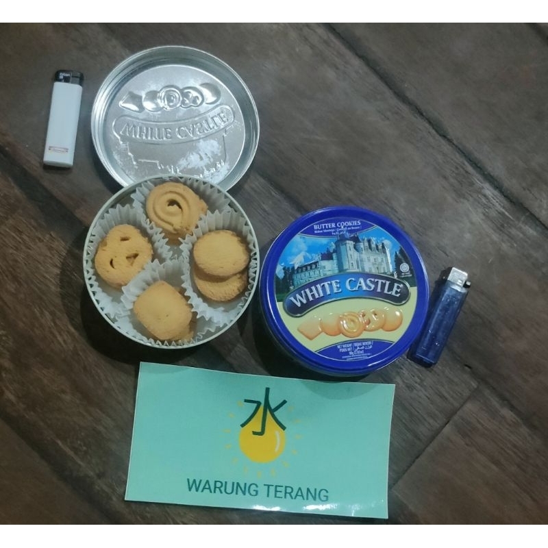 Jual white castle butter cookies kaleng mini netto 80 gram | Shopee ...