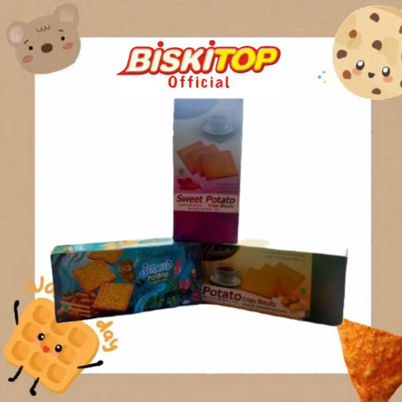 Jual BISKITOP OFFICIAL - BISKOTO POTATO BOX (160 Gram) Biskuit Rasa ...