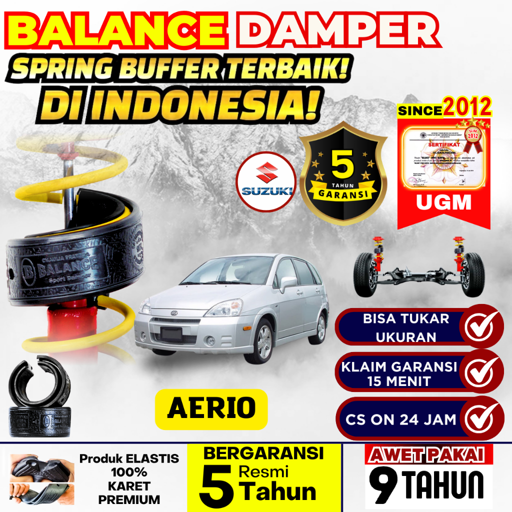 Jual Spring Buffer BALANCE DAMPER Shock Khusus Mobil AERIO Peredam ...