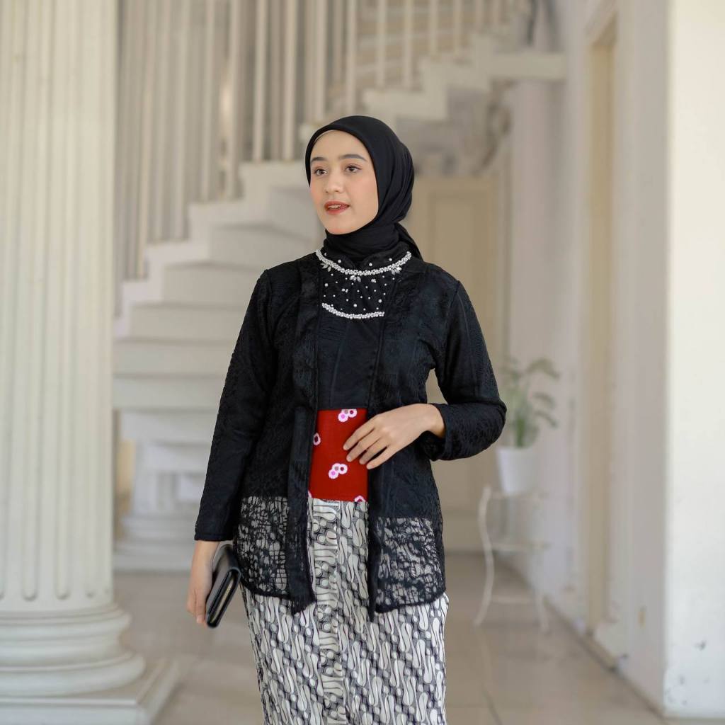 Jual Benang Raja Kebaya Brokat Payet Angking | Shopee Indonesia