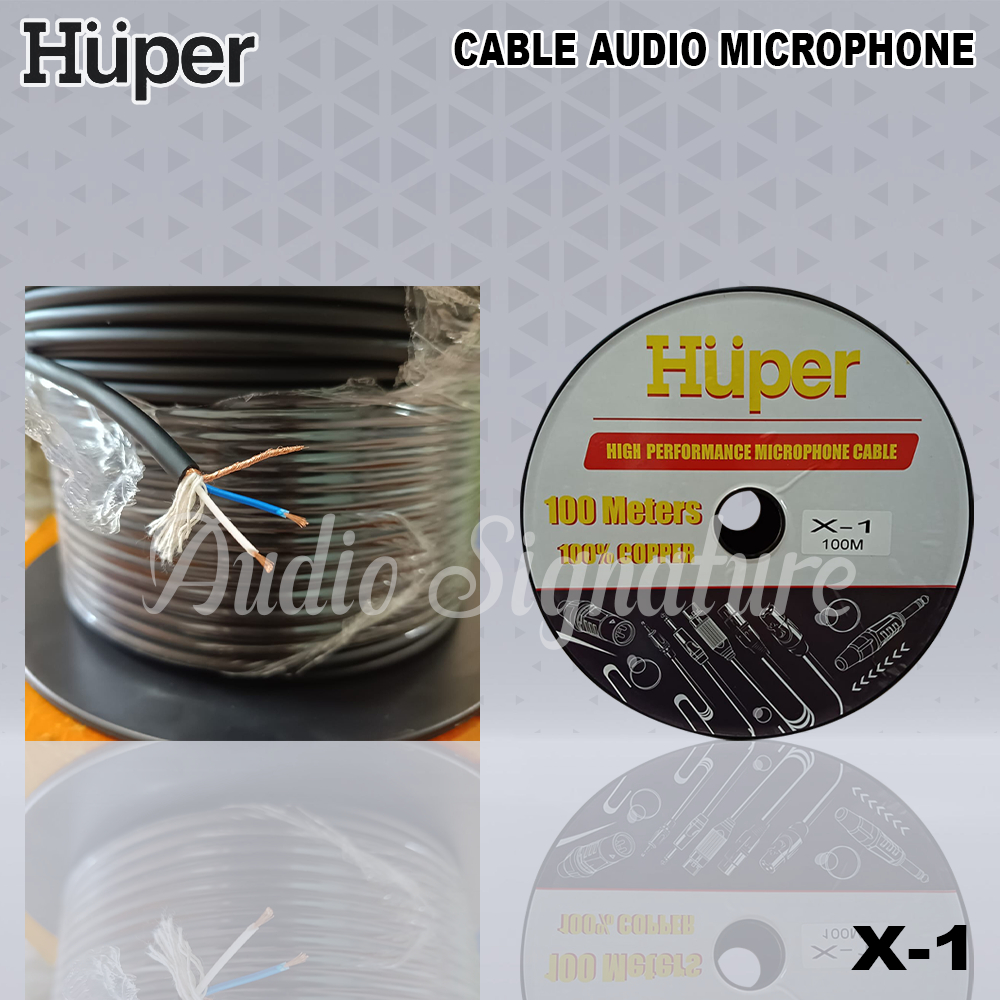 Jual Kabel Mic Microphone HUPER X1 | X-1 Original Harga Ecer 1-5 Meter ...