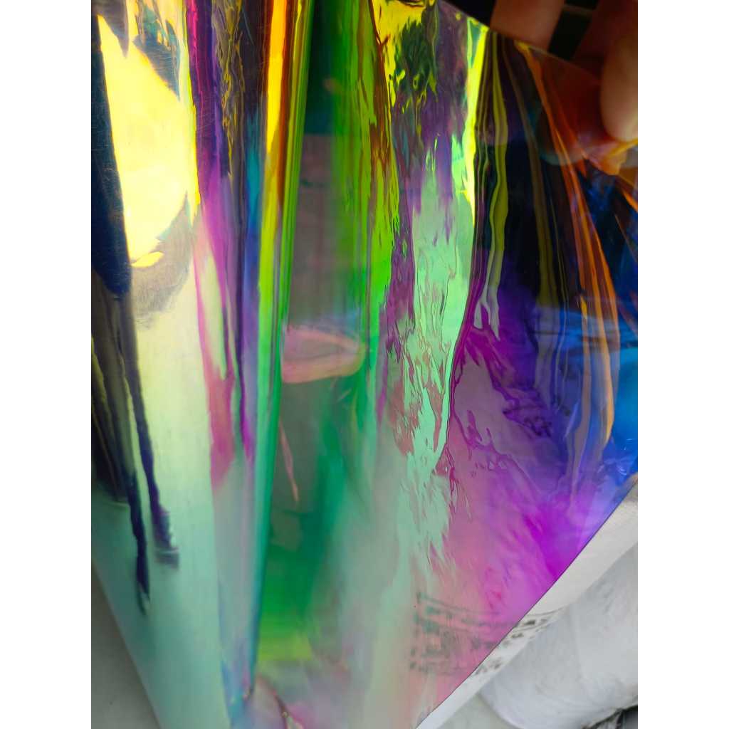 Jual Plastik Mika Lentur PVC Hologram Pelangi | Shopee Indonesia