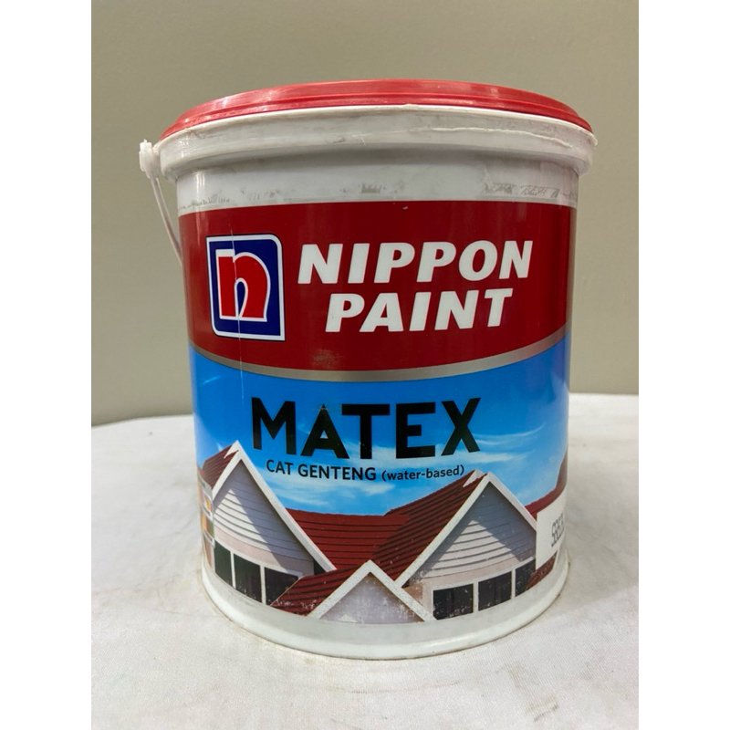 Jual CAT GENTENG/CAT PELAPIS ATAP/CAT NIPPON MATEX CAT GENTENG 2,5 LTR ...