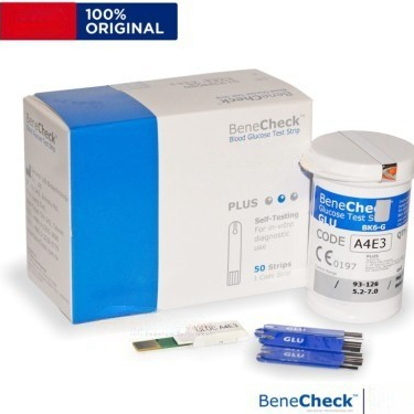 Jual Strip Gula Darah Glucose BeneCheck BENECHECK BENECHEK Refill Gula ...