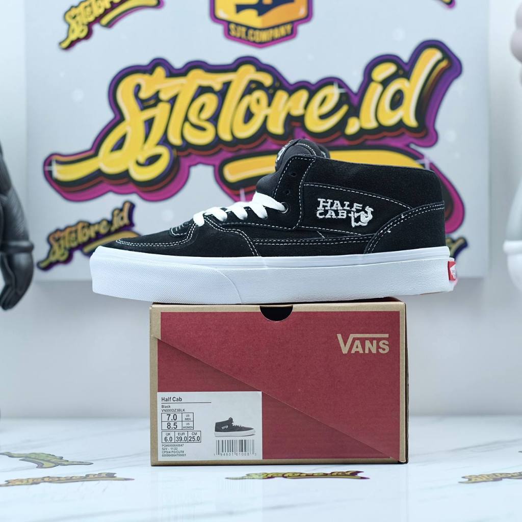 Jual Vans Skate Classic Half CAB Black White BNIB | Shopee Indonesia