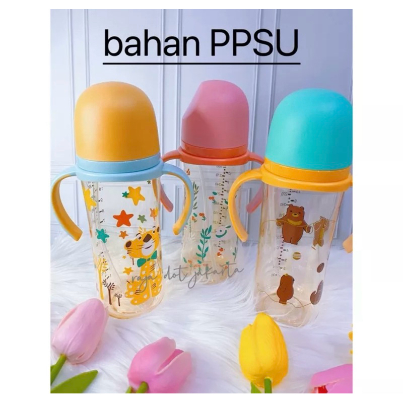 Jual BOTOL SUSU BAYI DAN ANAK PPSU BPA FREE 240ML | ANTI TUMPAH | MIRIP BOTOL PIGEON | Shopee ...