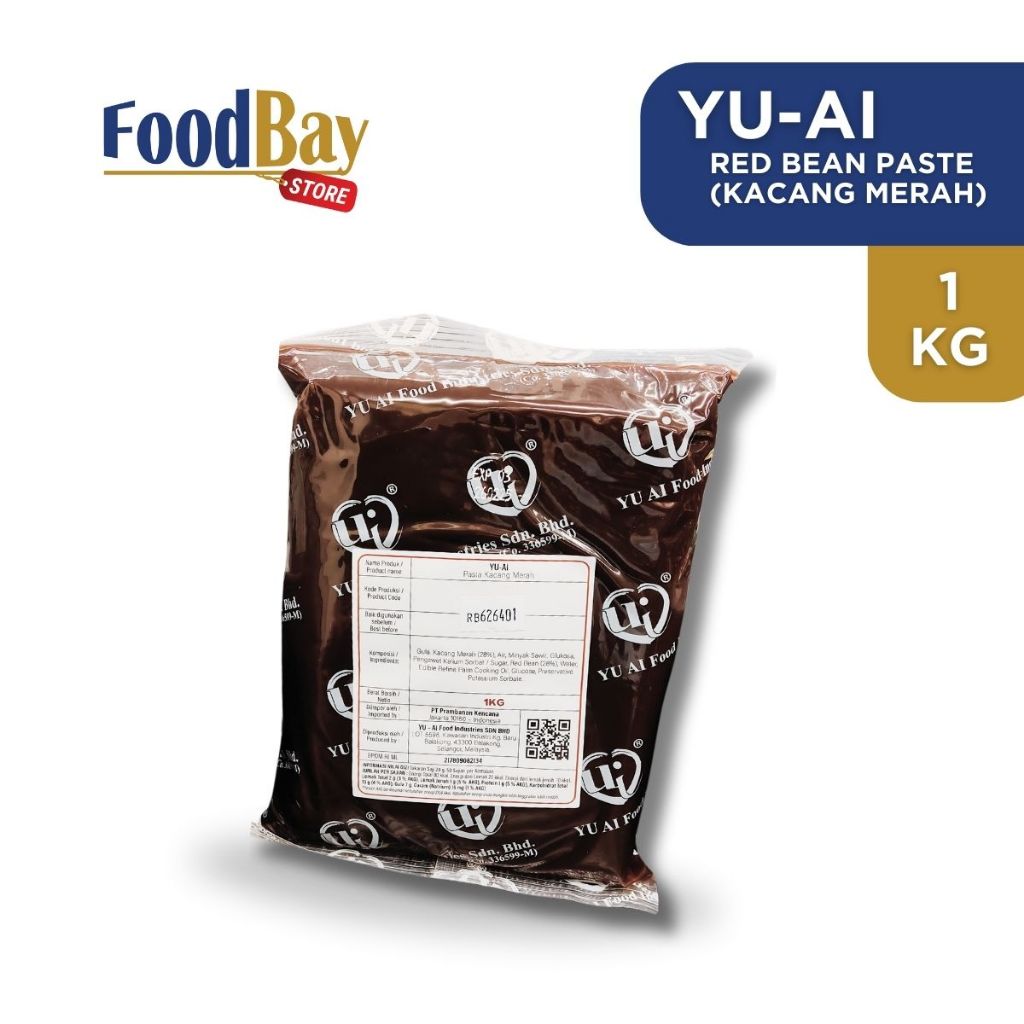 Jual Yu-ai yu ai Red Bean Paste Filling Kacang Merah Pasta kacang merah 1 Kg | Shopee Indonesia