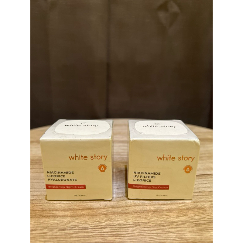 Jual White Story Brightening Day Cream - Night Cream 15 gram | Shopee ...
