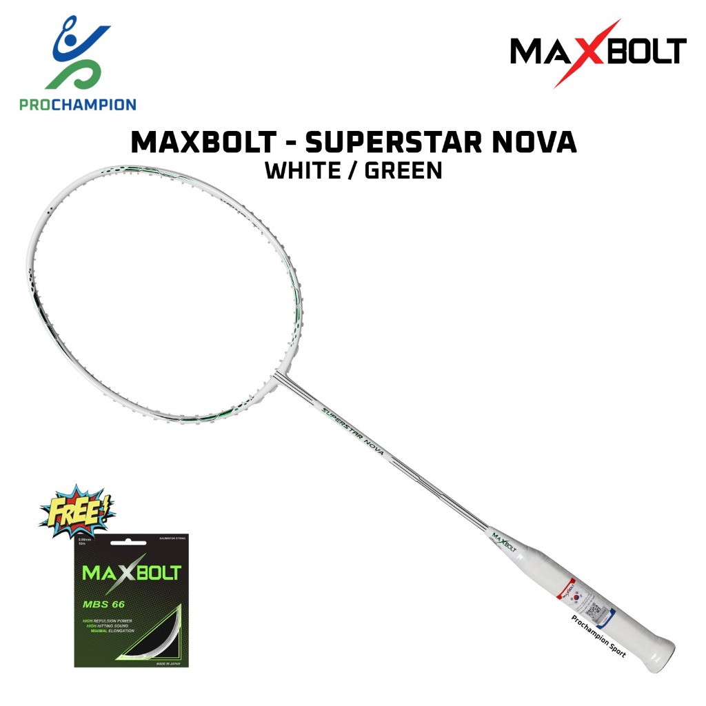 Jual New ! Raket Badminton Original Maxbolt Superstar Super Star Nova ...
